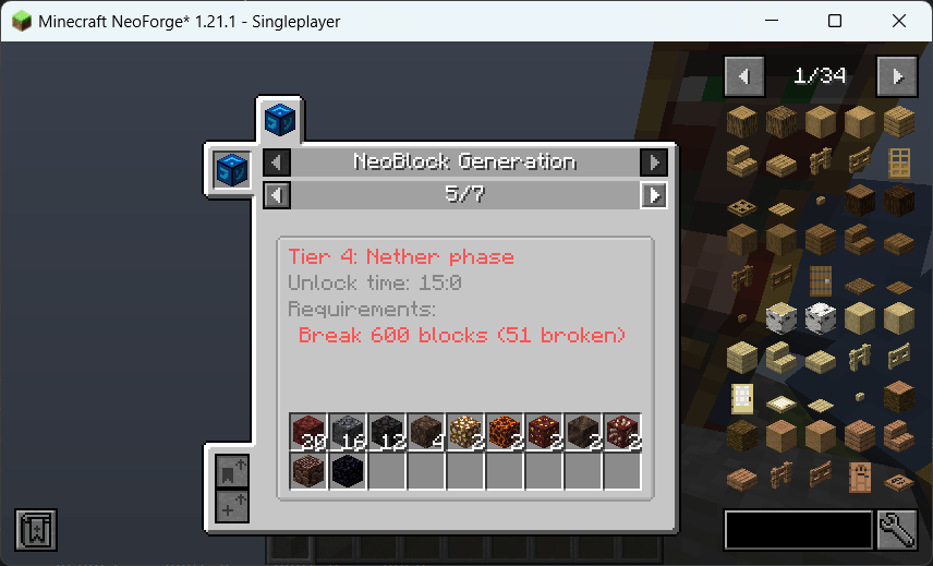 NeoBlock - The New OneBlock - Gallery - Minecraft Mods - CurseForge