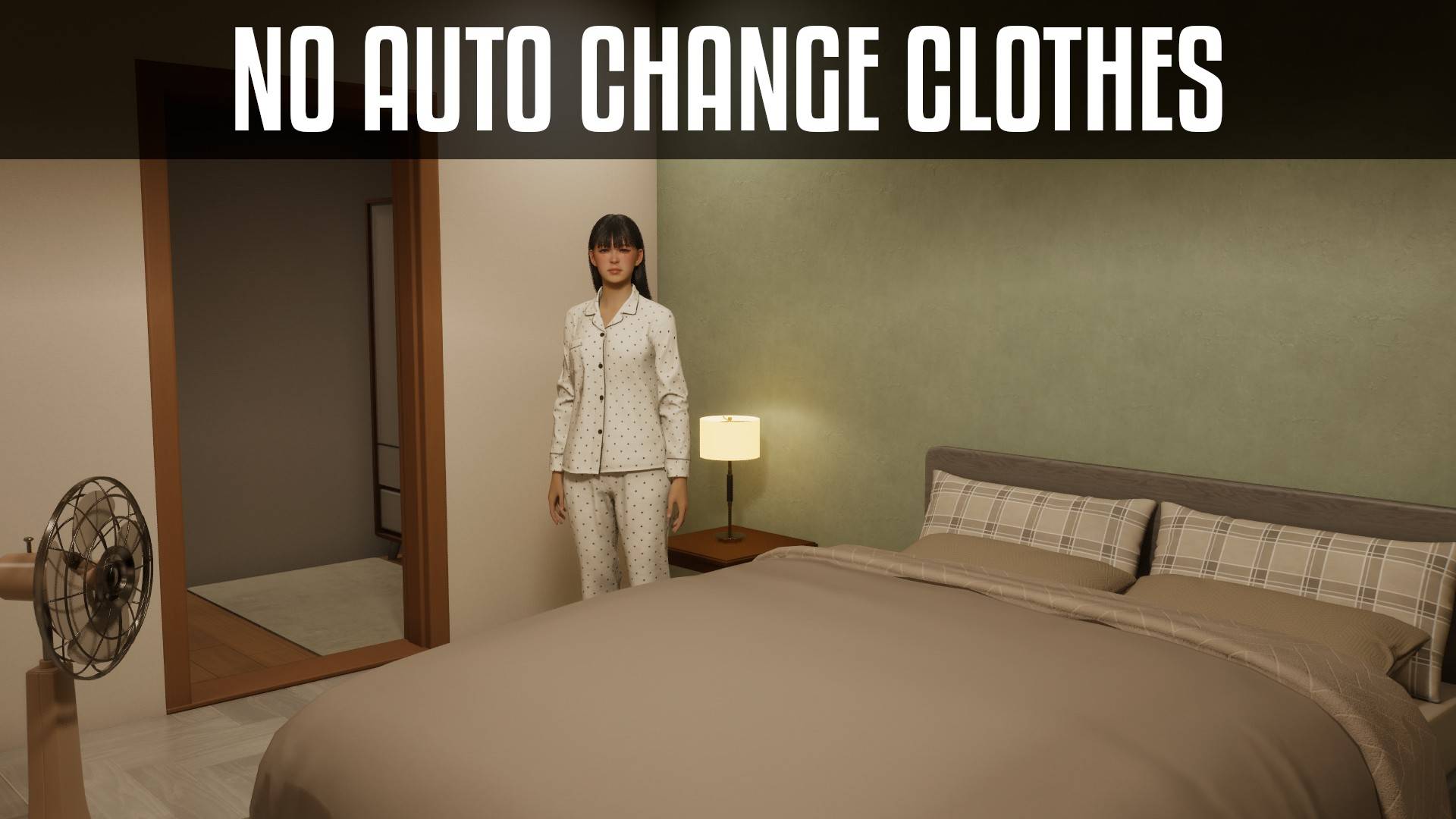 No Auto Change Clothes - Sleep & Shower - inZOI Mods - CurseForge