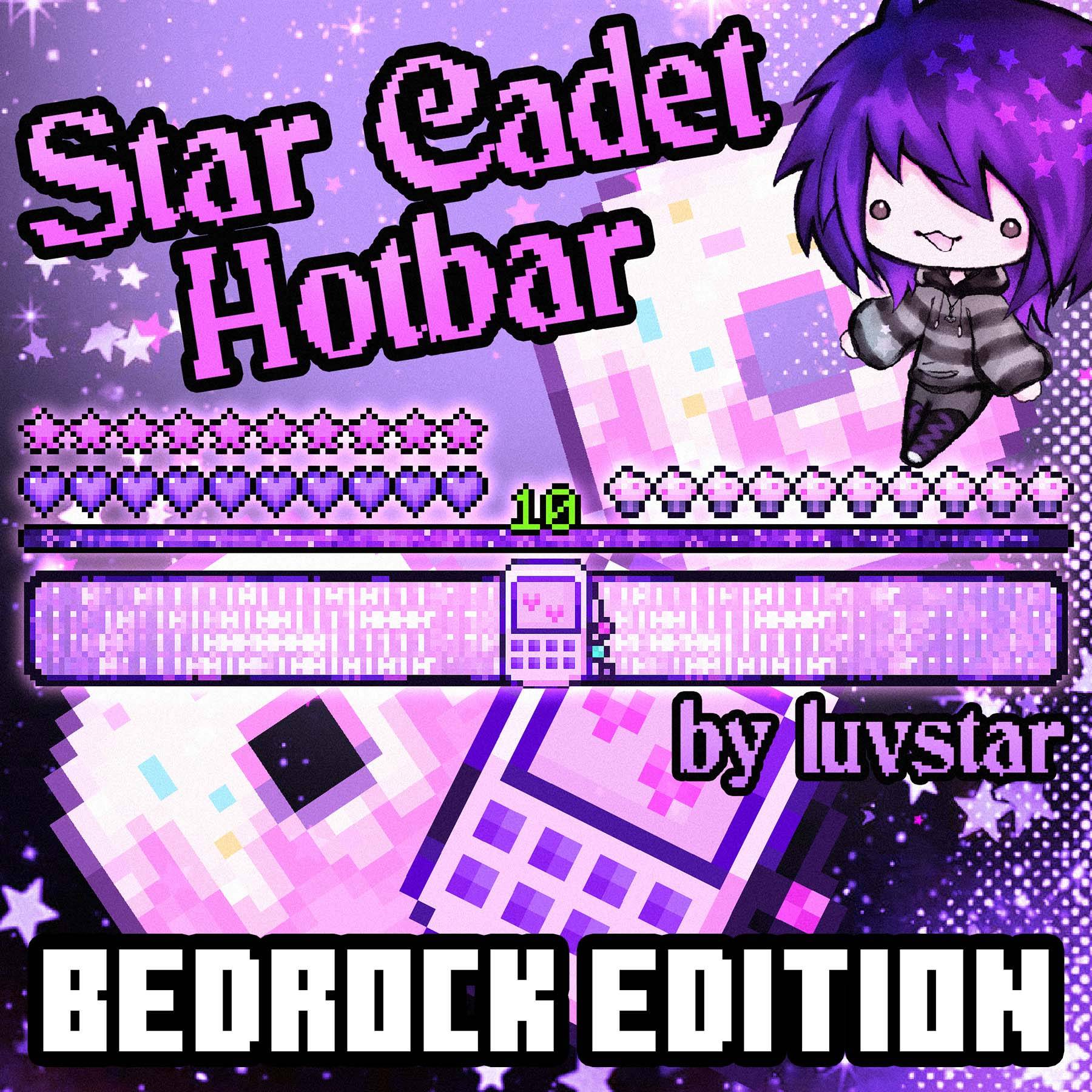 Luvstar’s Star Cadet Hotbar - Gallery - Minecraft Bedrock Texture Packs - CurseForge