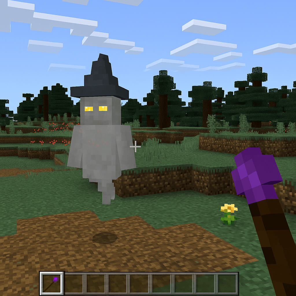 Magic Pack – Ghost Wizard + Magic Wand - Gallery - Minecraft Bedrock ...