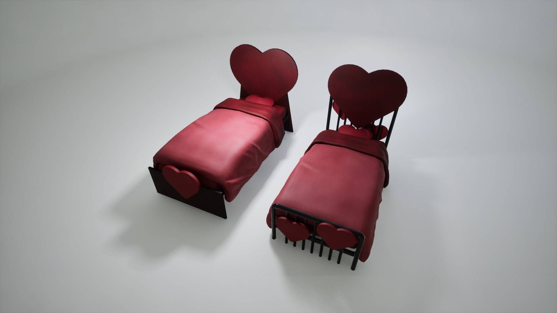 MH Heart Single Bed Set - inZOI Build Mode - CurseForge