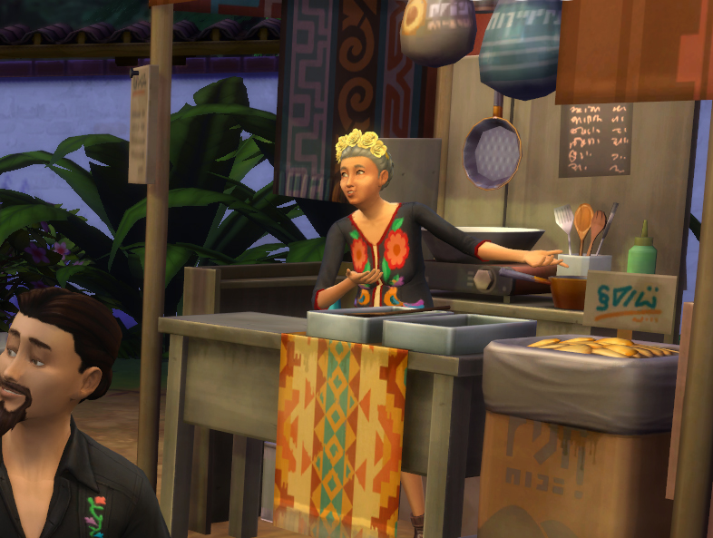 Jungle Stall Vendor Role Outfit Disabled - The Sims 4 Mods - CurseForge
