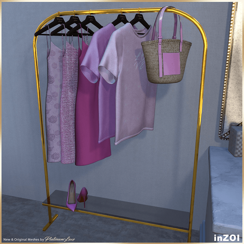 PL | Luxe Fashion Rack Vol. 2 - Pink - Gallery - inZOI Build Mode ...