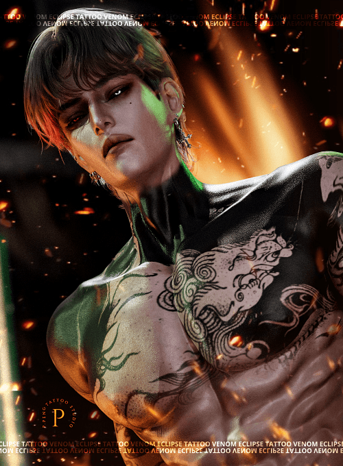 P_peng Tattoo N0.48 Venom Eclipse tattoo HQ - Gallery - The Sims 4 ...