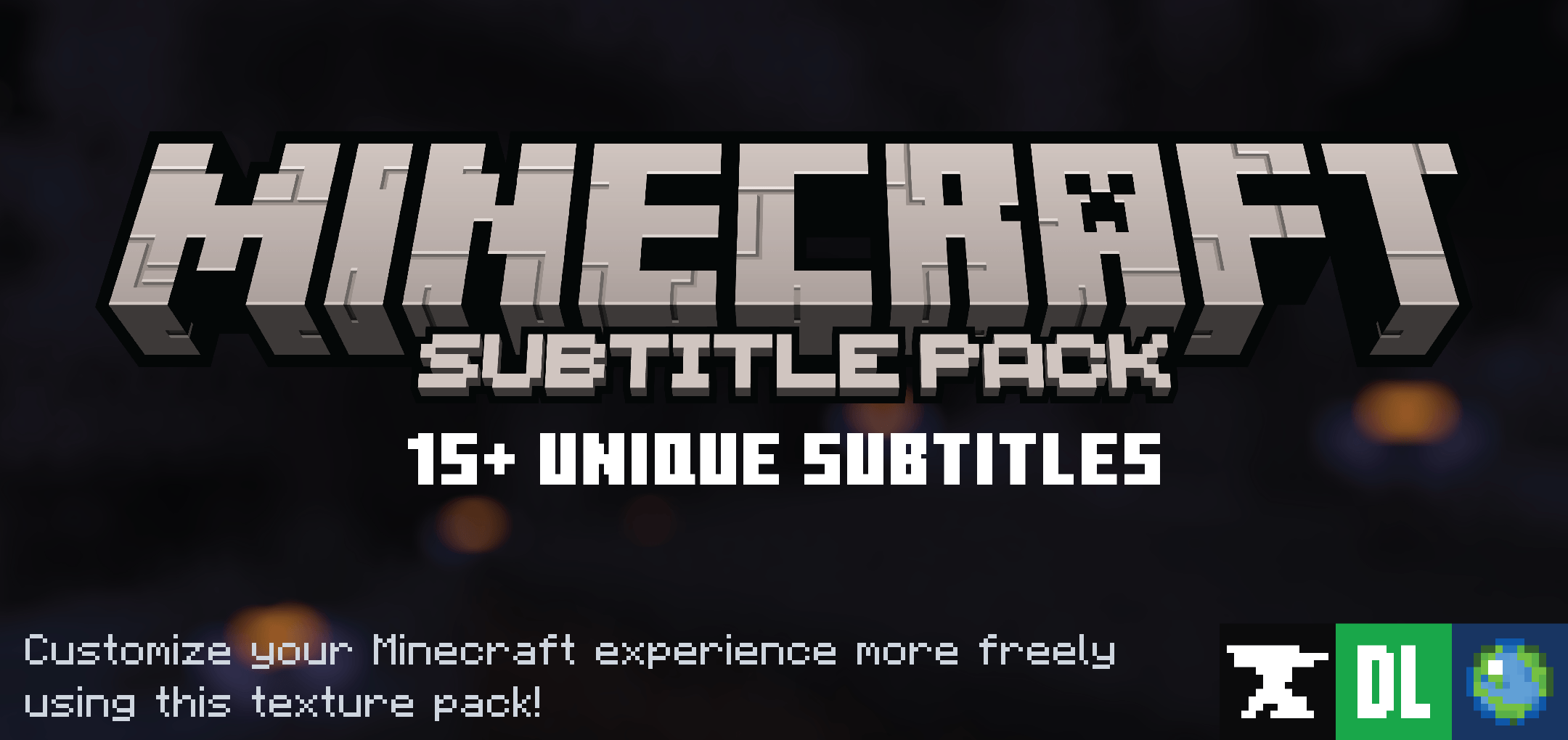 Logo Subtitle Pack - Minecraft Bedrock Texture Packs - CurseForge