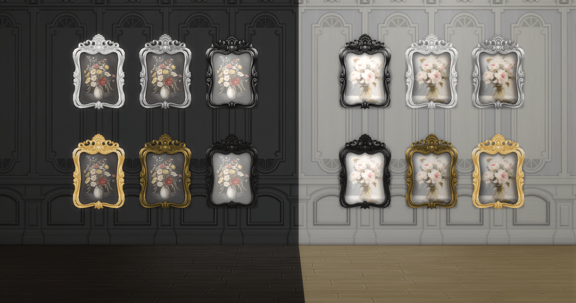 Whispering Light and Dark Frames - Gallery - The Sims 4 Build / Buy ...