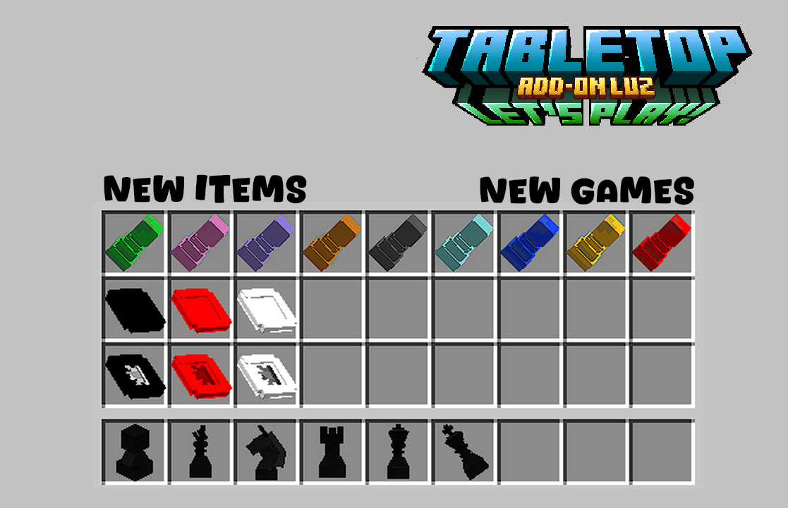 Tabletop - Gallery - Minecraft Bedrock Addons - CurseForge