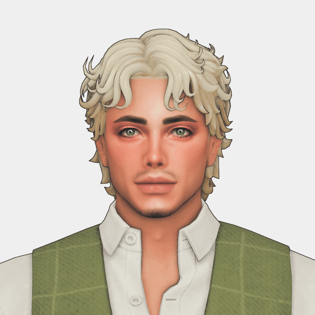 Aaron Hair - The Sims 4 Create a Sim - CurseForge