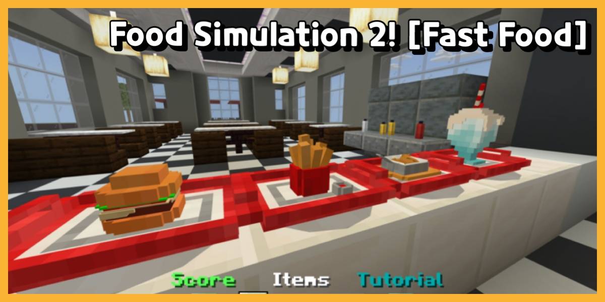 Food Simulation 2! [Fast Food] - Gallery - Minecraft Bedrock Maps ...