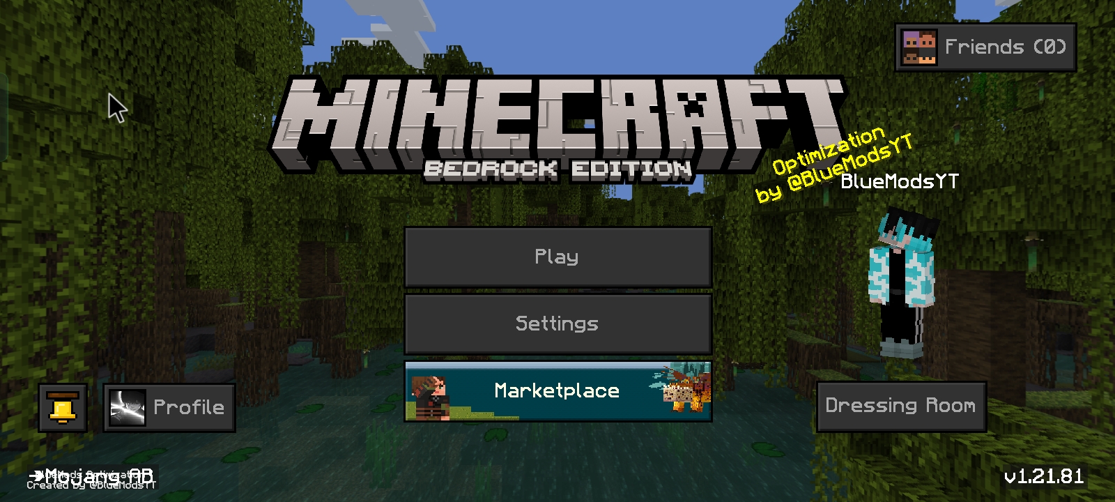 BlueMods Optimization - Gallery - Minecraft Bedrock Texture Packs - CurseForge