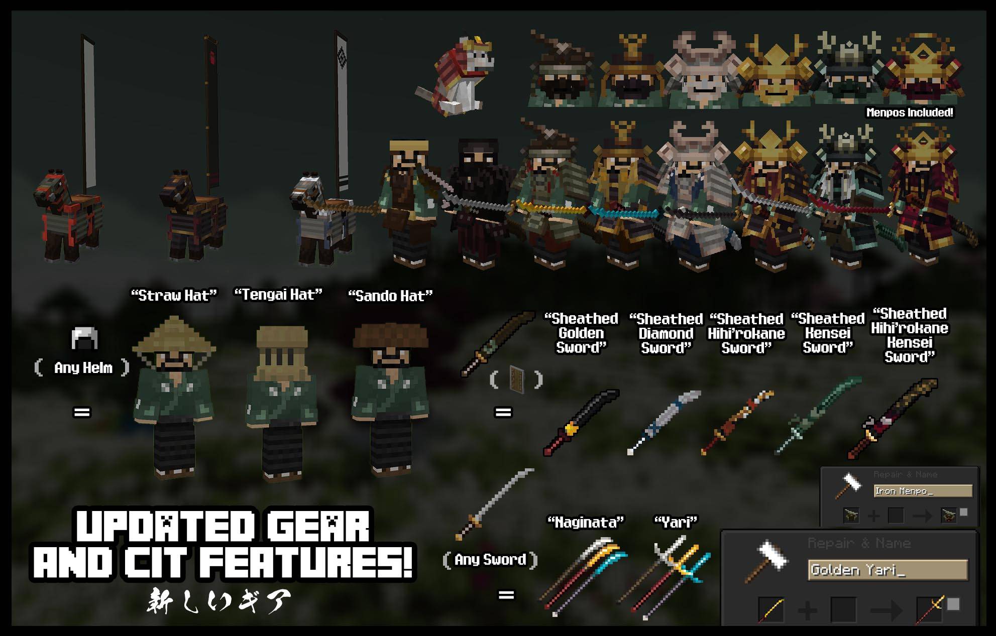Sengoku Jidai: Japanese Overworld. - Gallery - Minecraft Data Packs ...