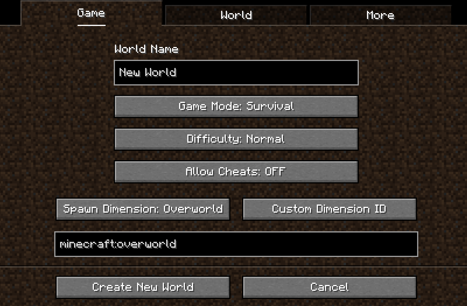 Spawn Dimension Choice - Gallery - Minecraft Mods - CurseForge