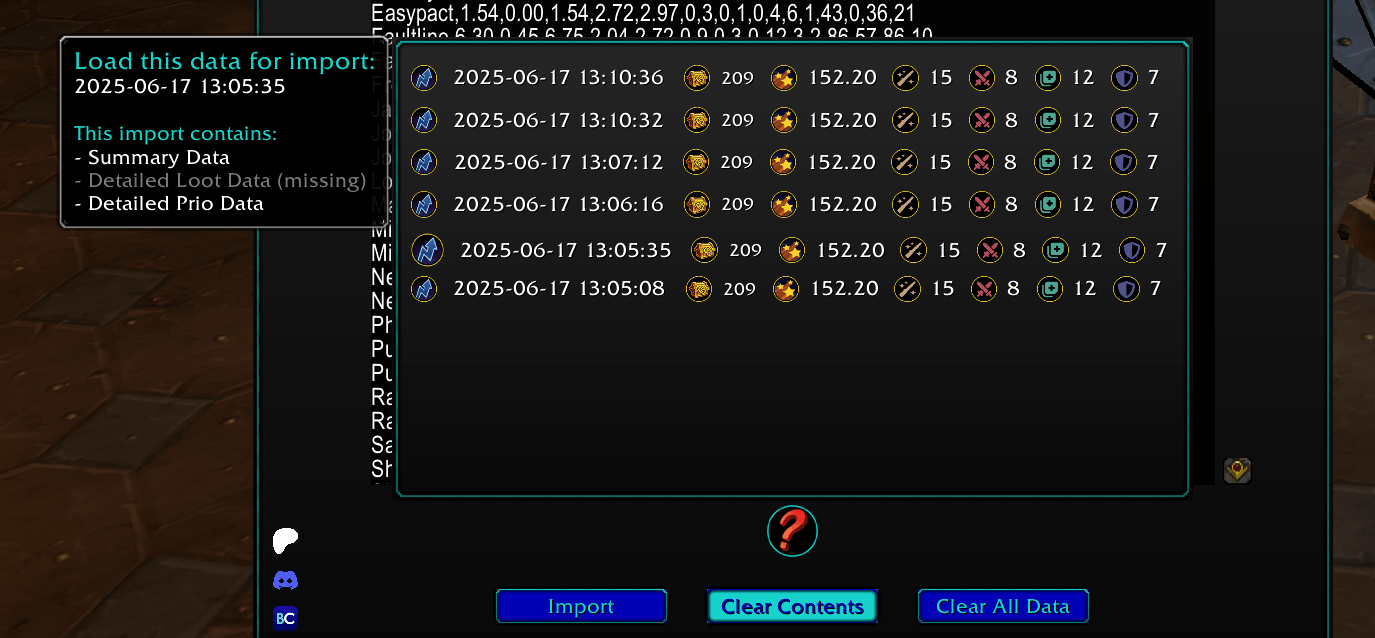 BisCouncil Loot Summary | Analytics Tool for your Loot Council, Raiders ...