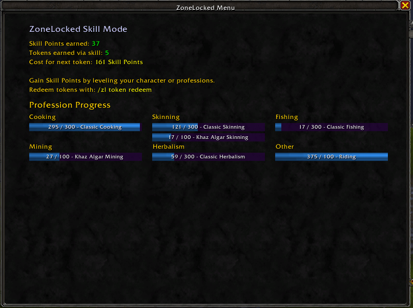 ZoneLocked - Gallery - World of Warcraft Addons - CurseForge