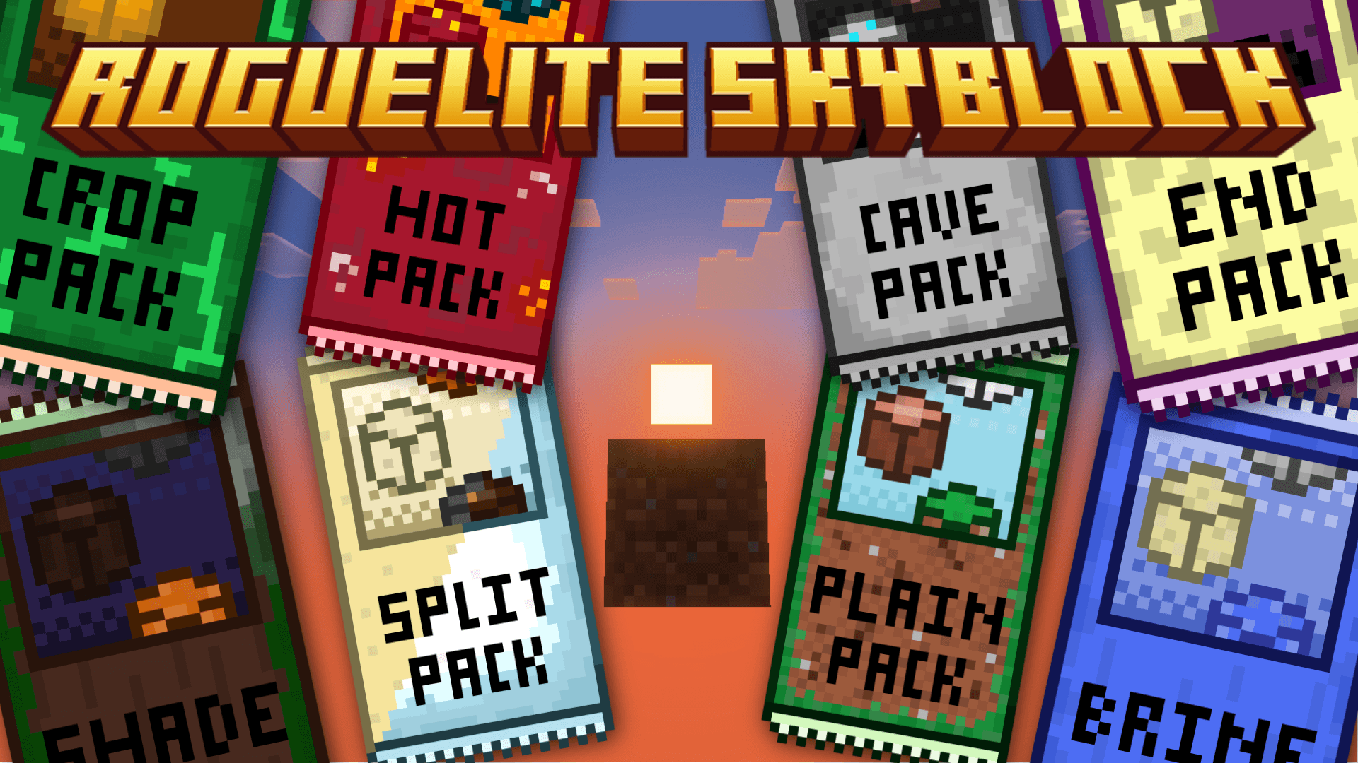 Roguelite Skyblock - Gallery - Minecraft Bedrock Addons - CurseForge