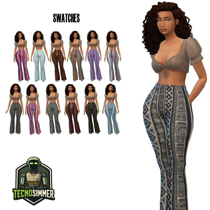 Tribal pant by TecnoSimmer - Gallery - The Sims 4 Create a Sim - CurseForge