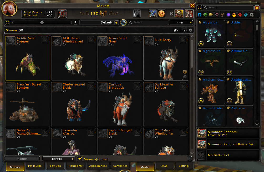 MountsJournal - World of Warcraft Addons - CurseForge