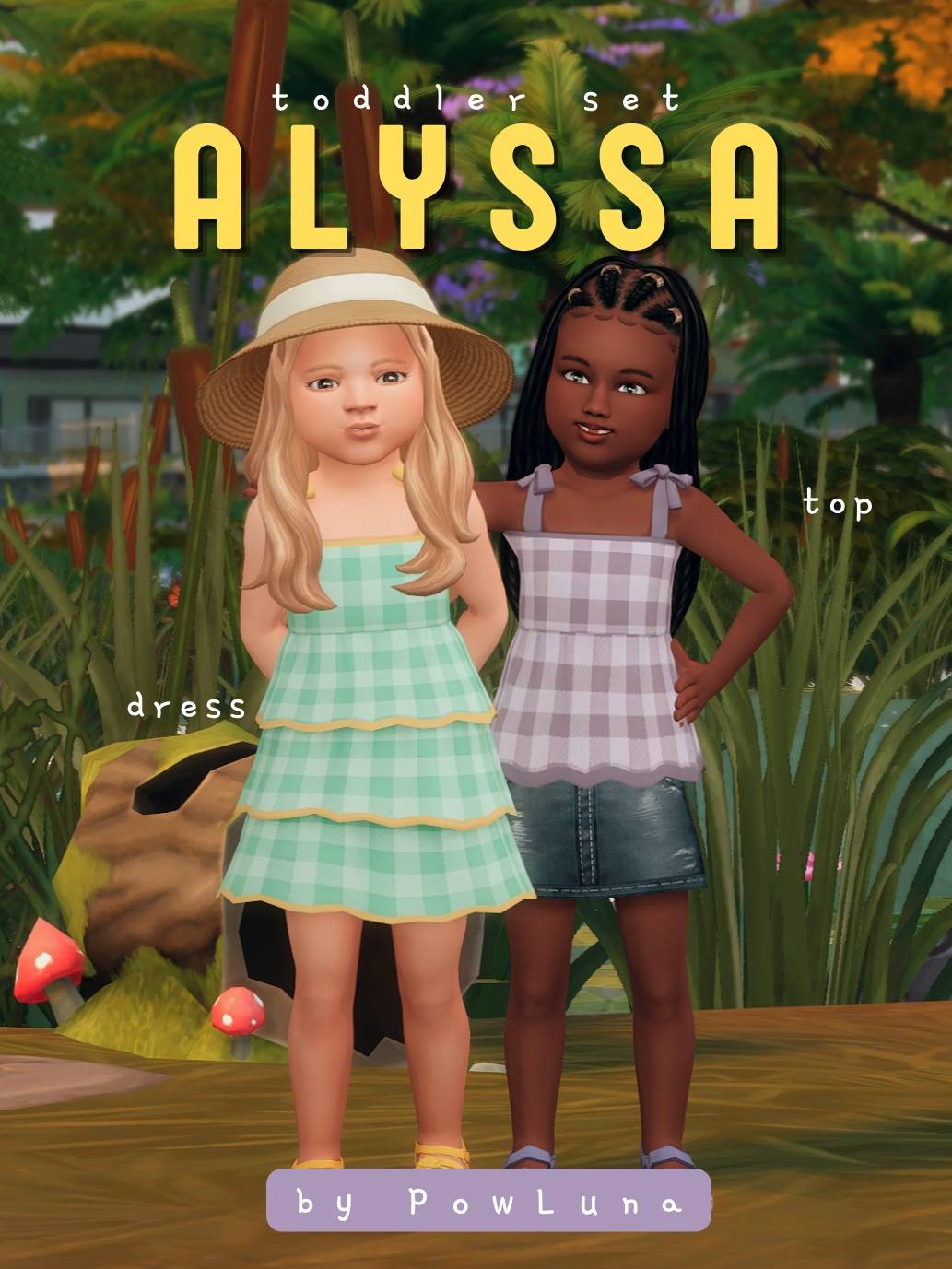 ALYSSA - toddler top - The Sims 4 Create a Sim - CurseForge