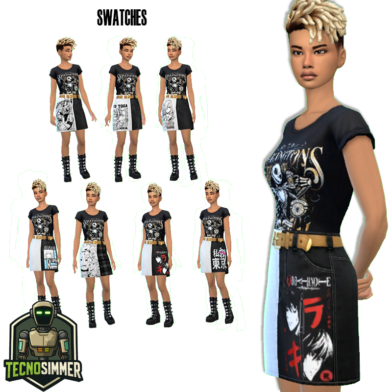Anime skirt by TecnoSimmer - Gallery - The Sims 4 Create a Sim - CurseForge