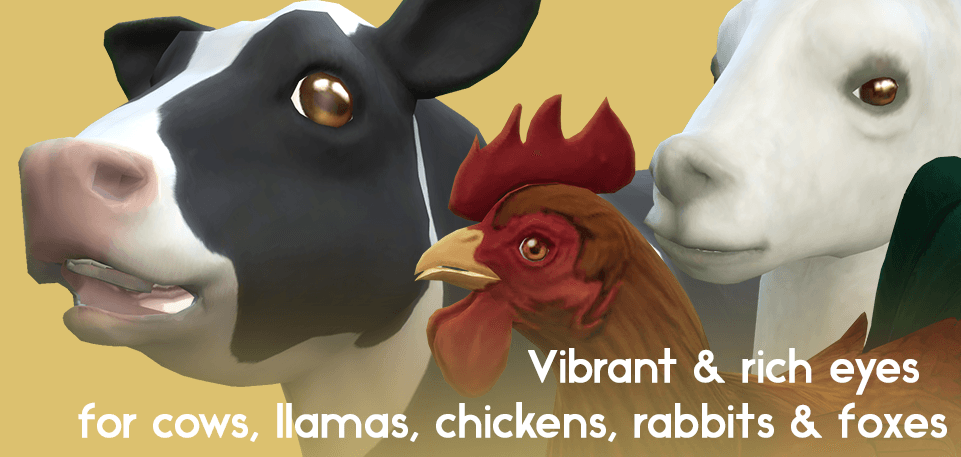Boreal Vibrance OATS - Default Cottage Living Animal Eyes - The Sims 4 ...