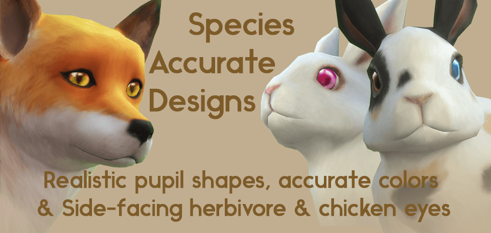 Boreal Vibrance OATS - Default Cottage Living Animal Eyes - The Sims 4 ...