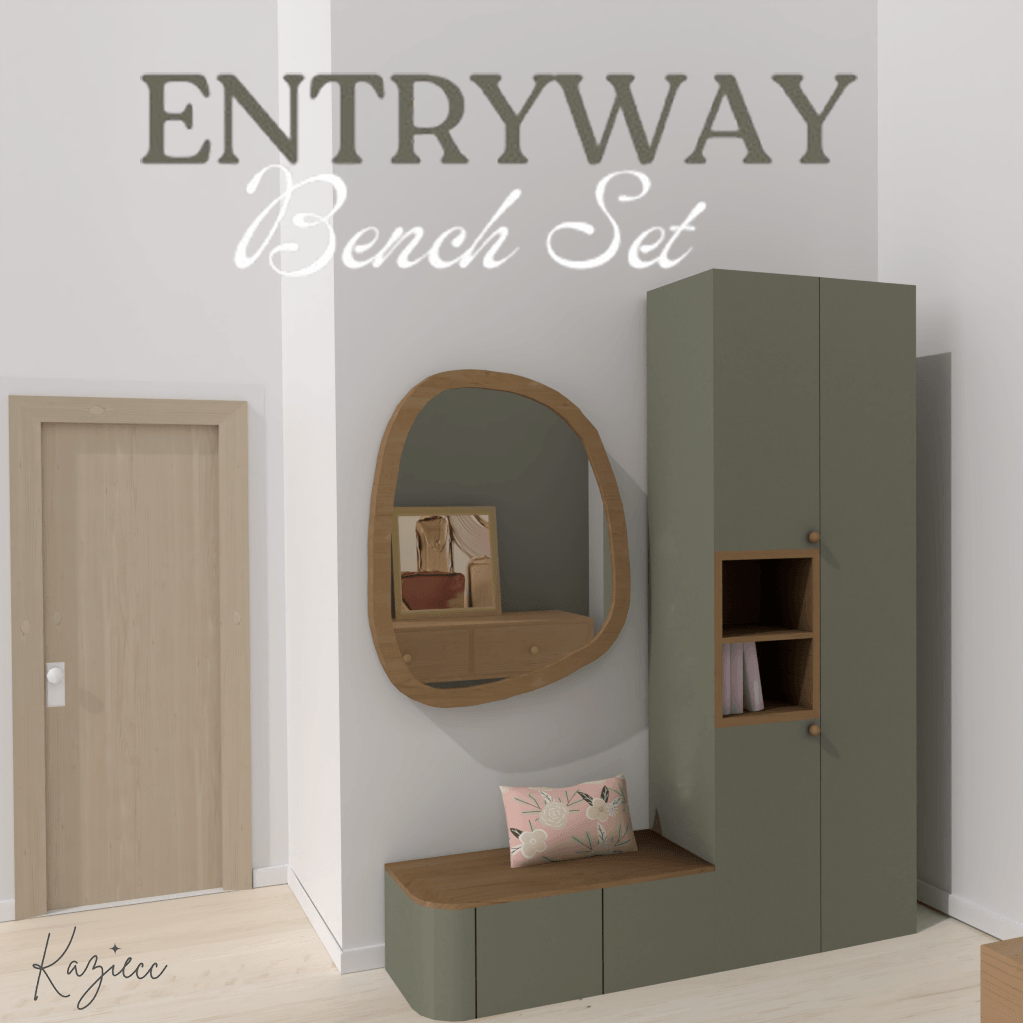 Kaziecc ~ Entryway Bench Set - Gallery - The Sims 4 Build / Buy ...