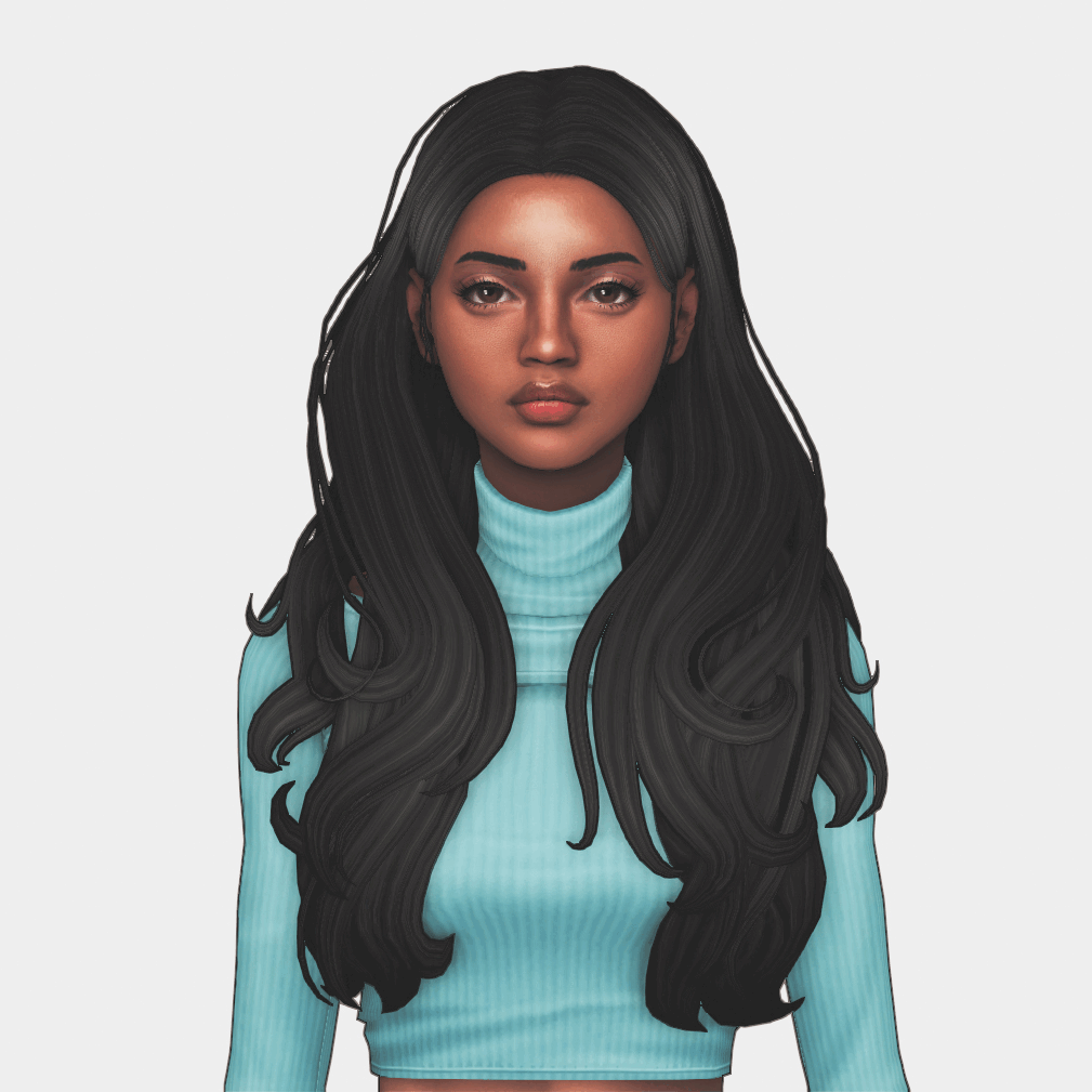 Mindy Hair V2 - The Sims 4 Create a Sim - CurseForge