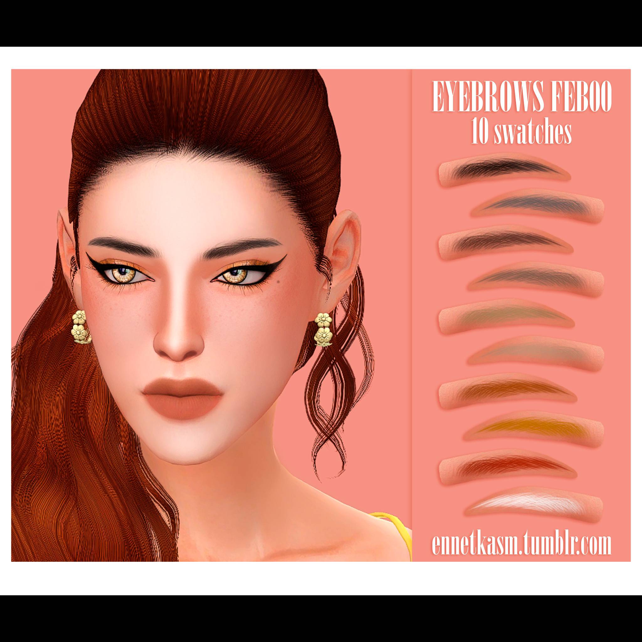 EYEBROWS FEB00 - The Sims 4 Create a Sim - CurseForge