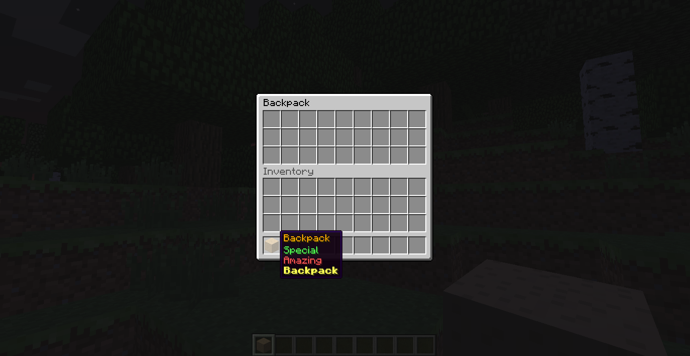 SimpleBackpacks - Minecraft Bukkit Plugins - CurseForge