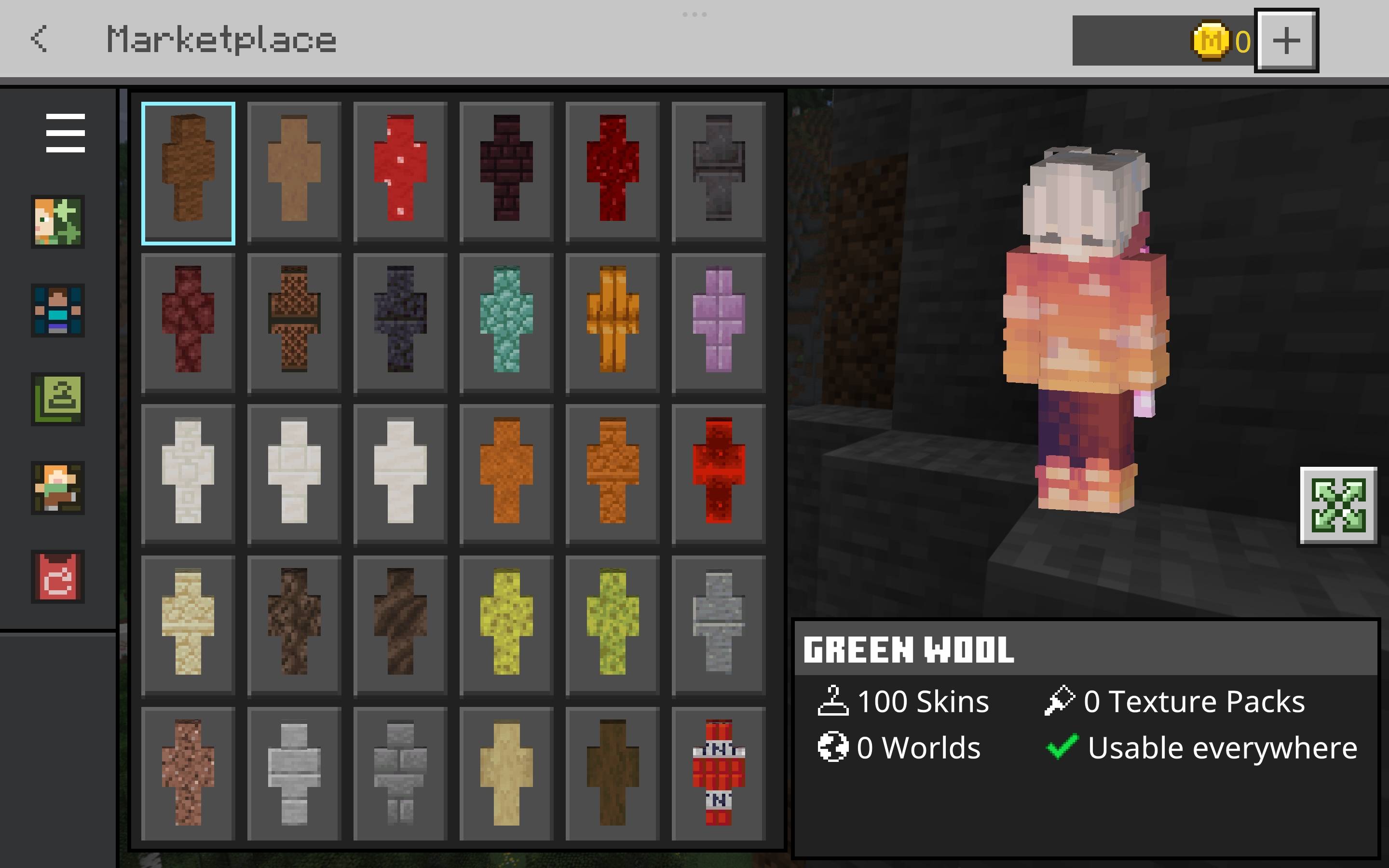 Camouflage Skin Pack - Gallery - Minecraft Bedrock Skins - CurseForge