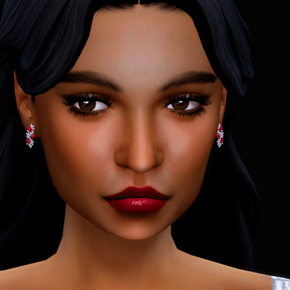 Ellie Diamond Earrings v3 - The Sims 4 Create a Sim - CurseForge