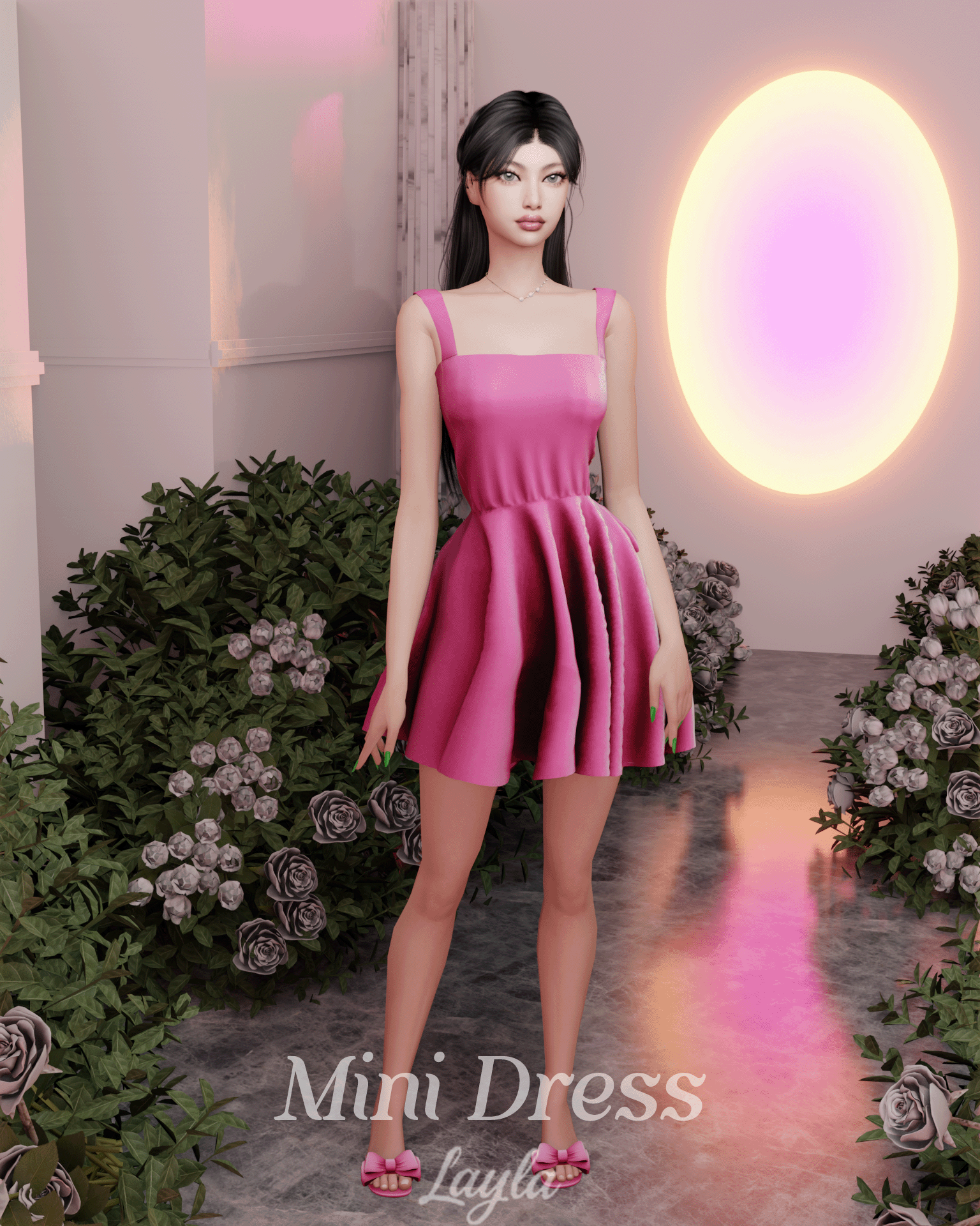 Layla - Mini Dress (L027) - The Sims 4 Create a Sim - CurseForge
