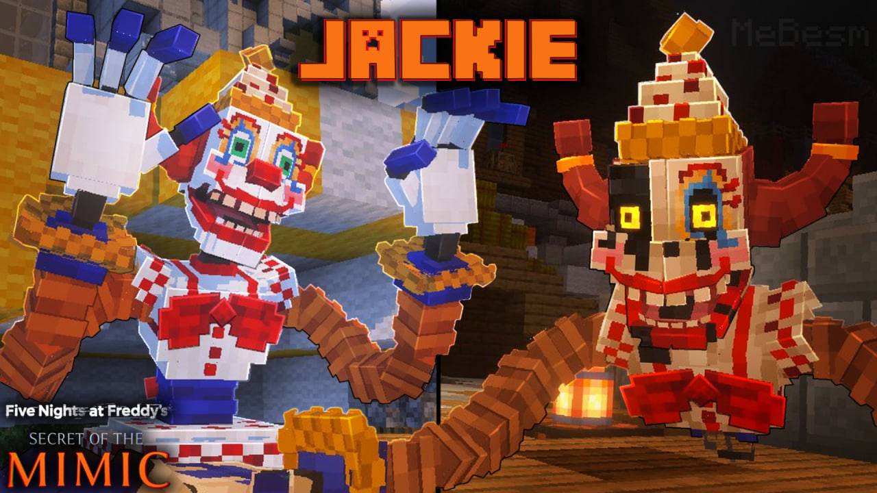 Jackie - FNAF Mimic Secret - Gallery - Minecraft Bedrock Addons - CurseForge