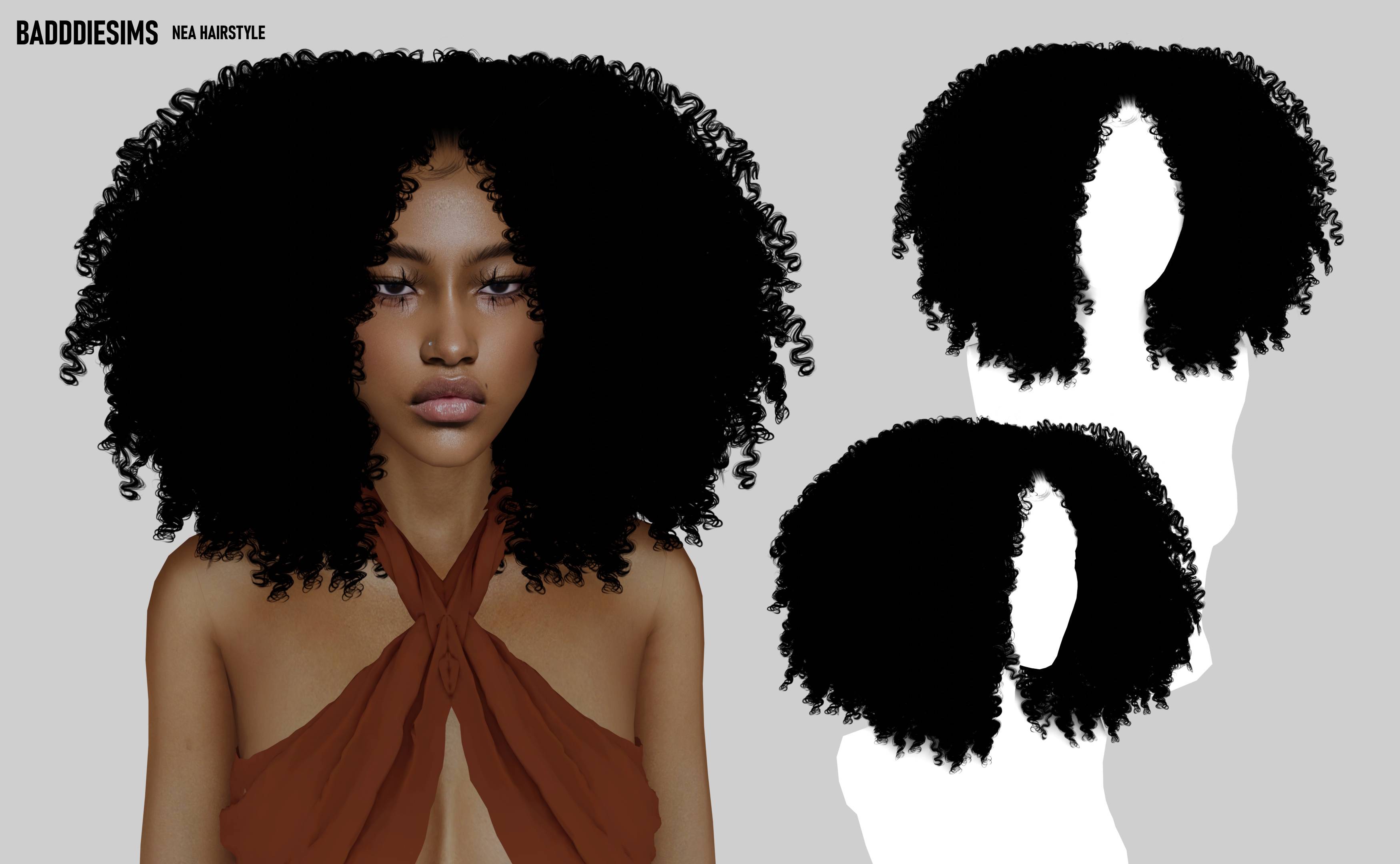 BADDDIESIMS NEA HAIRSTYLE - Gallery - The Sims 4 Create a Sim - CurseForge