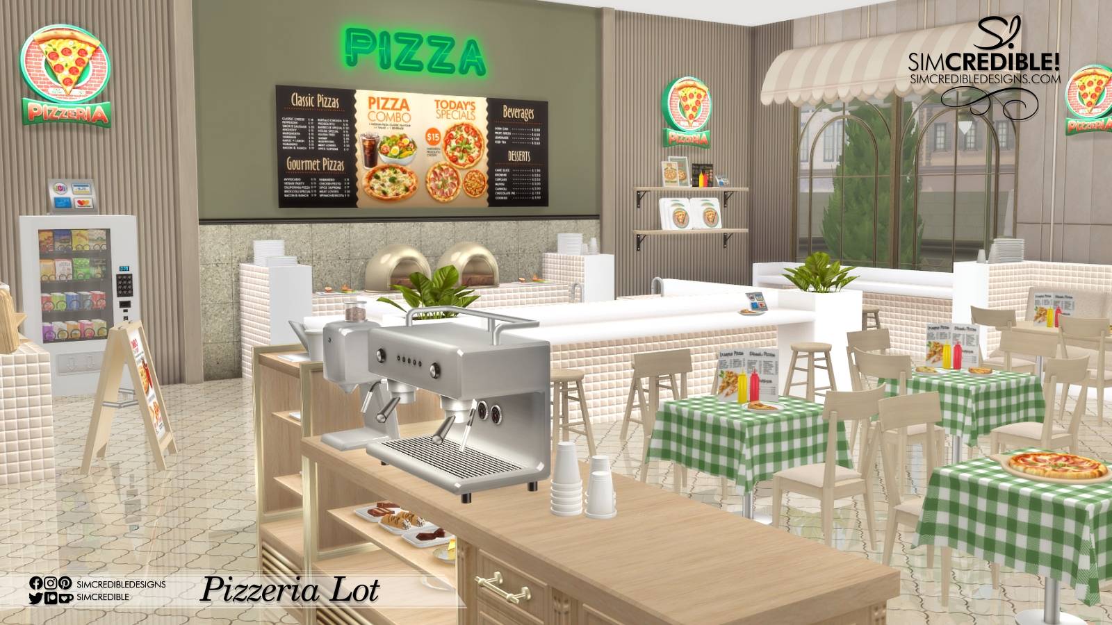 Pizzeria -Lot 🍕 - Gallery - The Sims 4 Rooms / Lots - CurseForge