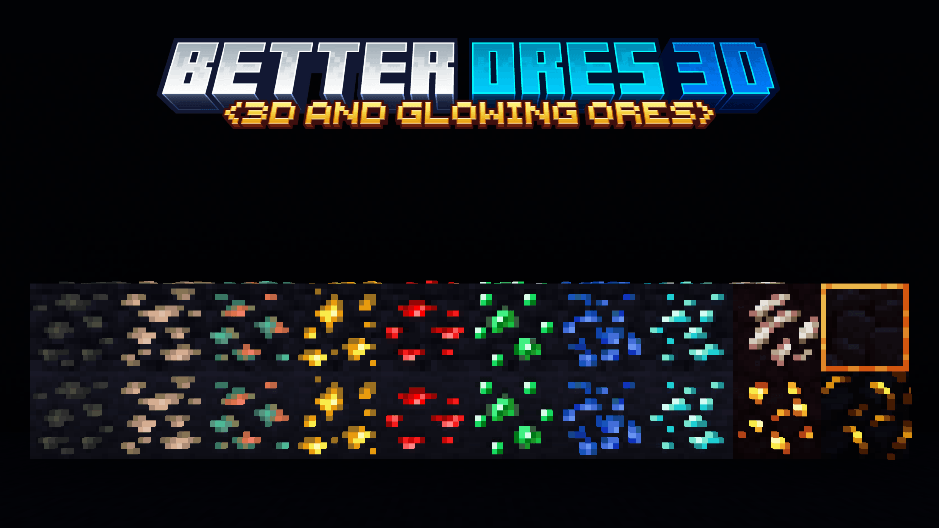 Better Ores 3D - Minecraft Resource Packs - CurseForge