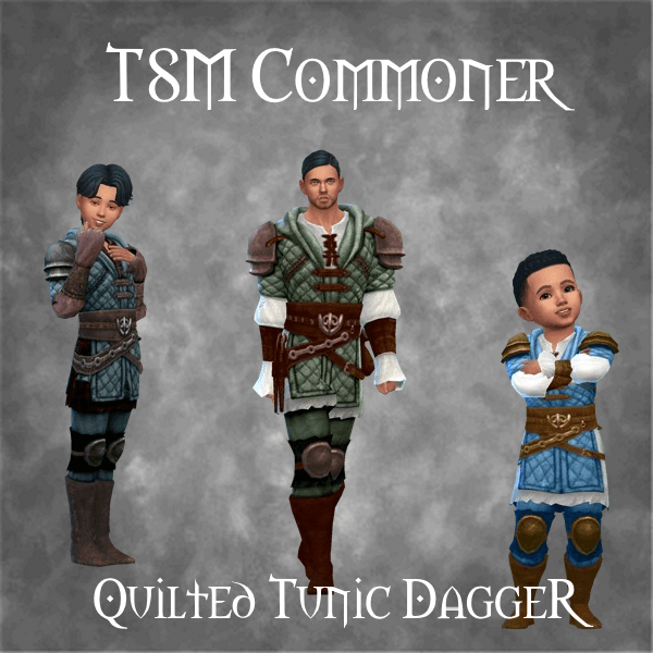 TSM Commoner Quilted Tunic Dagger - Gallery - The Sims 4 Create a Sim ...