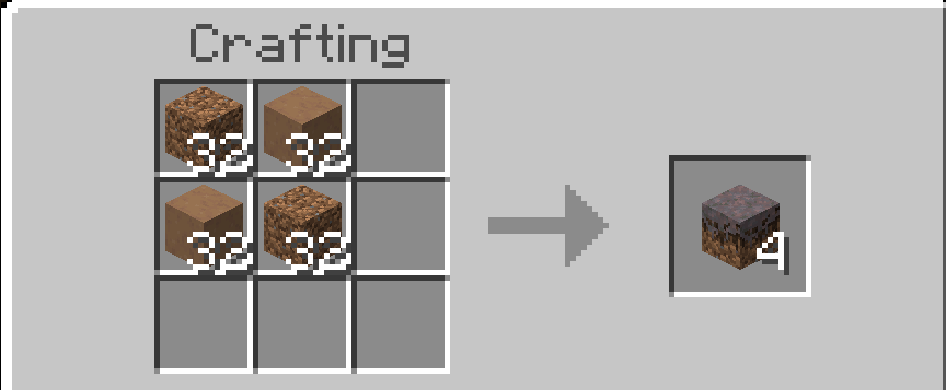 Craftable Podzol and Mycelium - Minecraft Bedrock Addons - CurseForge