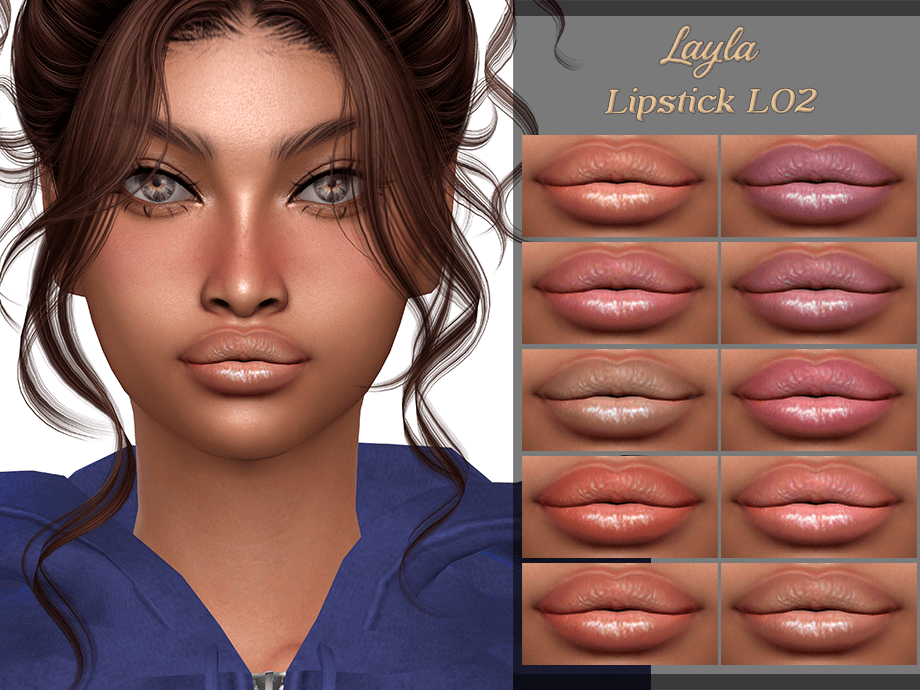 Layla - Lipstick (L02) - Gallery - The Sims 4 Create a Sim - CurseForge