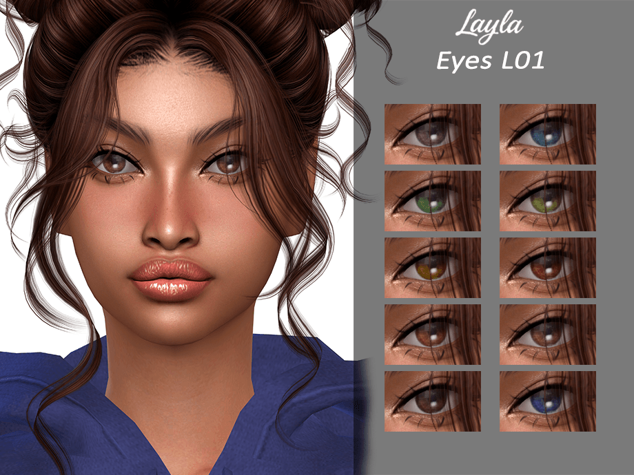 Layla - Eyes (L01) - The Sims 4 Create a Sim - CurseForge