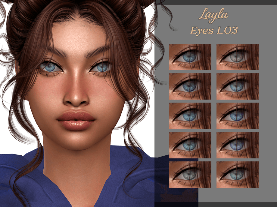 Layla - Eyes (L03) - The Sims 4 Create a Sim - CurseForge