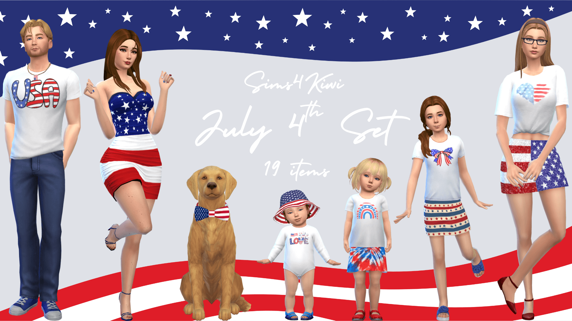 July 4th Shorts - Gallery - The Sims 4 Create a Sim - CurseForge