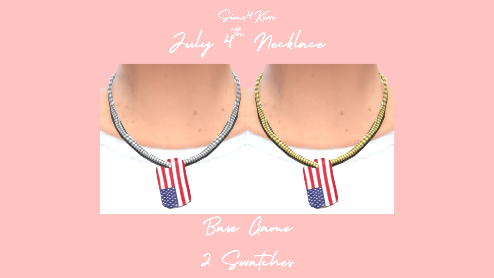 July 4th Necklace - Gallery - The Sims 4 Create a Sim - CurseForge
