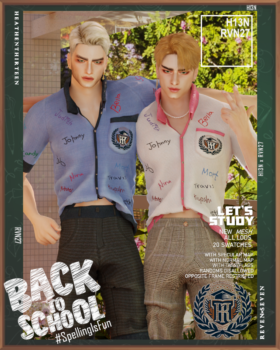 Last day of School Summer Uniform - The Sims 4 Create a Sim - CurseForge