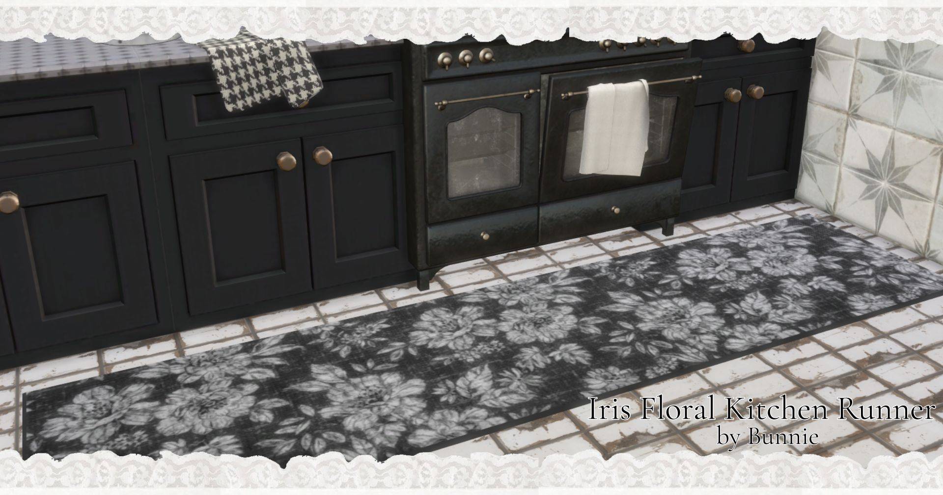 Iris Floral Kitchen Runner - Gallery - The Sims 4 Build / Buy - CurseForge