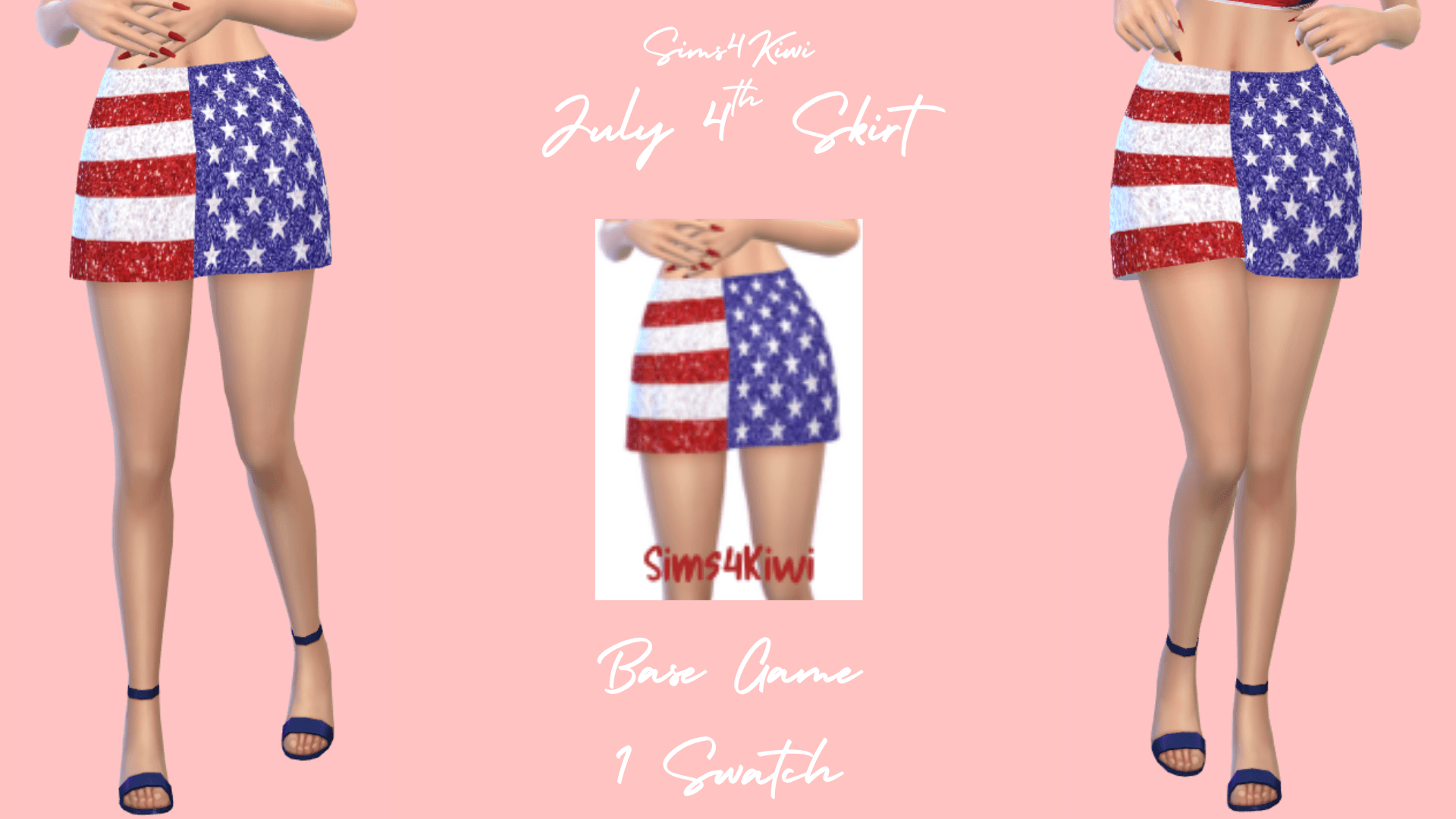 July 4th Skirt - Gallery - The Sims 4 Create a Sim - CurseForge