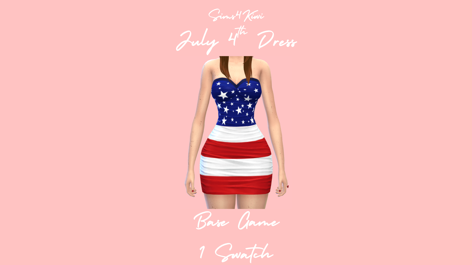 July 4th Dress - Gallery - The Sims 4 Create a Sim - CurseForge