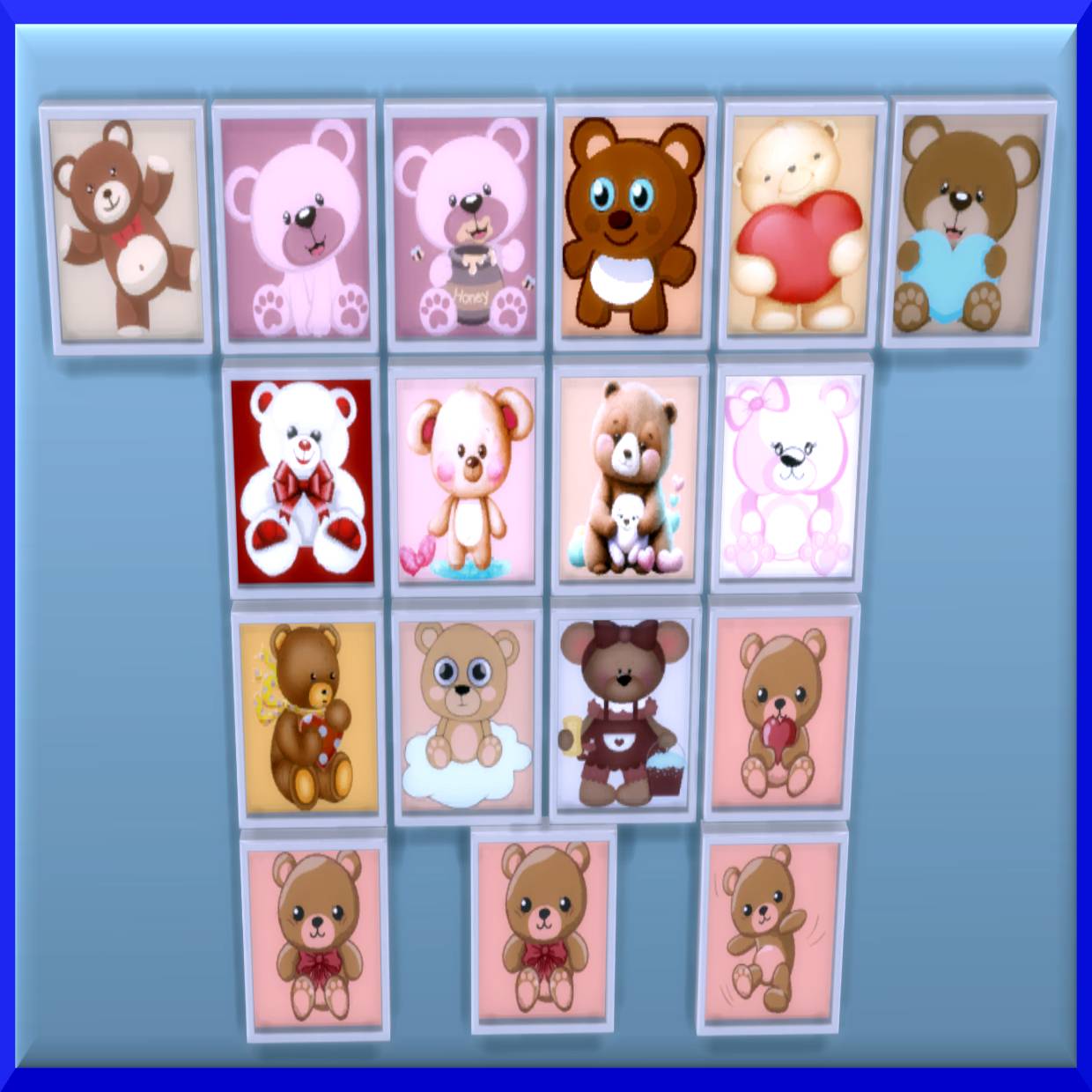 Teddy Wallpapers, Paintings & Rugs - Gallery - The Sims 4 Build / Buy ...