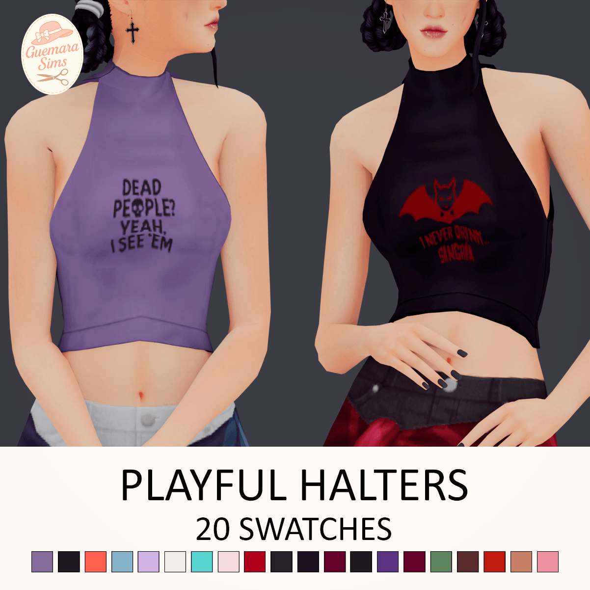 Playful Halters - Gallery - The Sims 4 Create a Sim - CurseForge