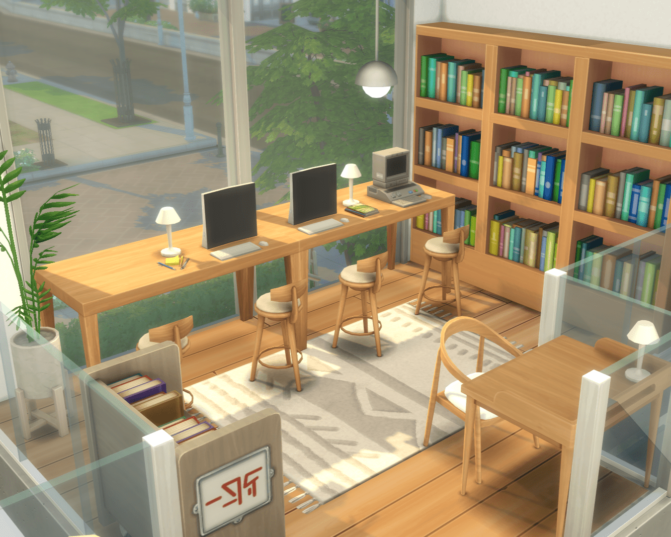 Modern Newcrest Library - Gallery - The Sims 4 Rooms / Lots - CurseForge